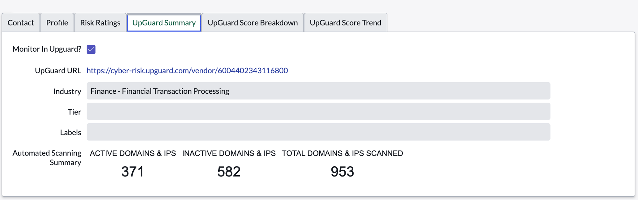 How to set up ServiceNow Vendor Risk integration with UpGuard